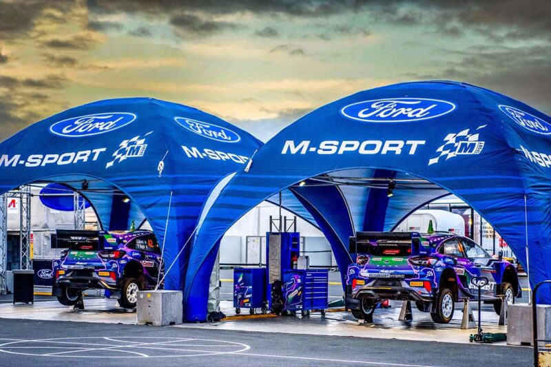 Motorsport - inflatable tents for service park | AXION