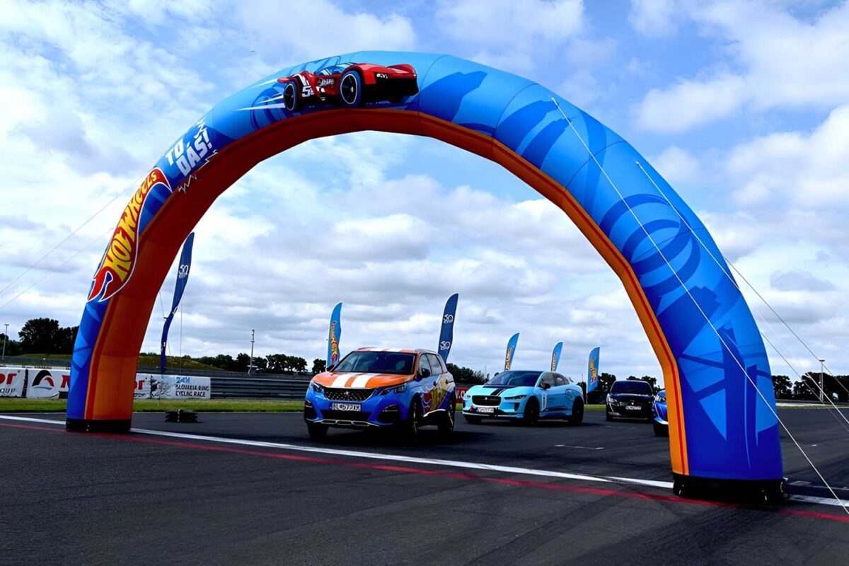 ROUNDED - Sealed inflatable arch for running & racing events