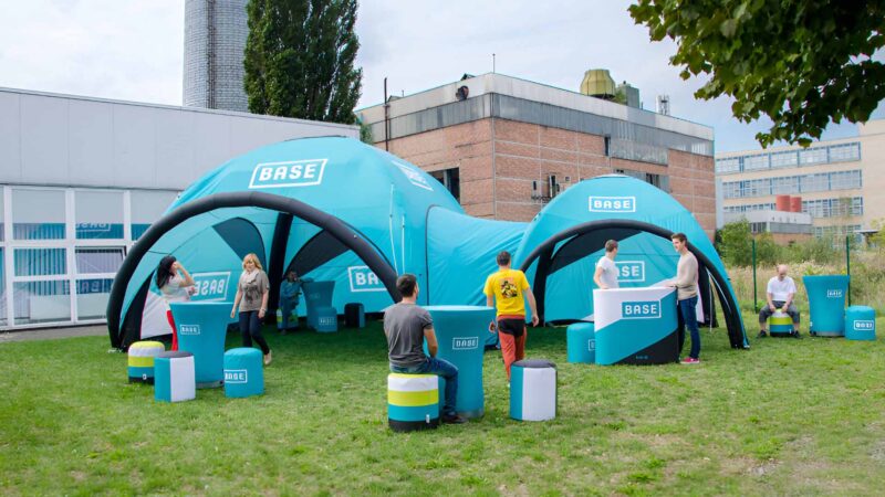 SQUARE - Sealed inflatable event tent | AXION