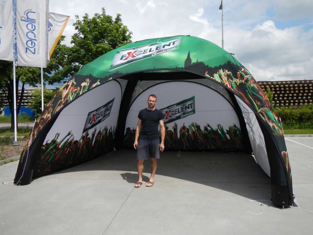 SQUARE - Sealed inflatable event tent | AXION