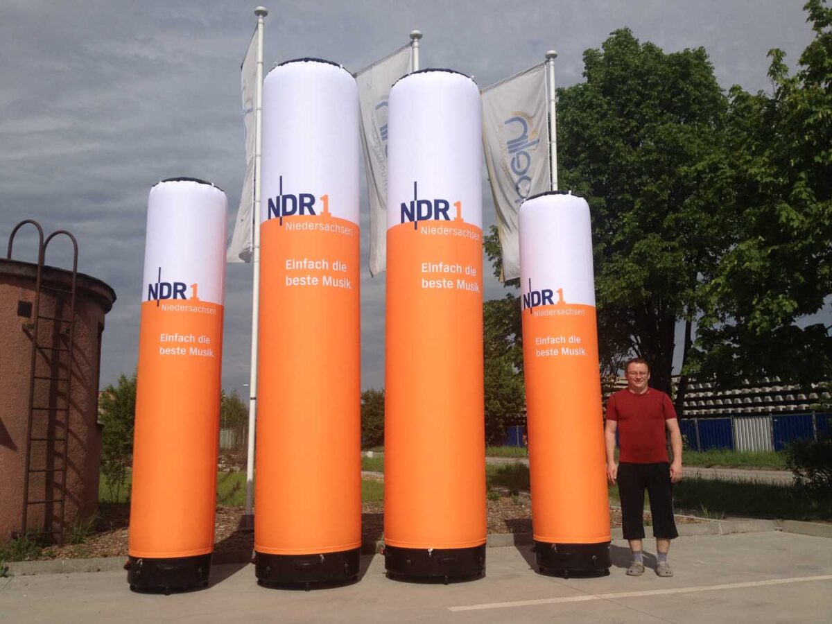 TUBE - Sealed inflatable tube for events | AXION