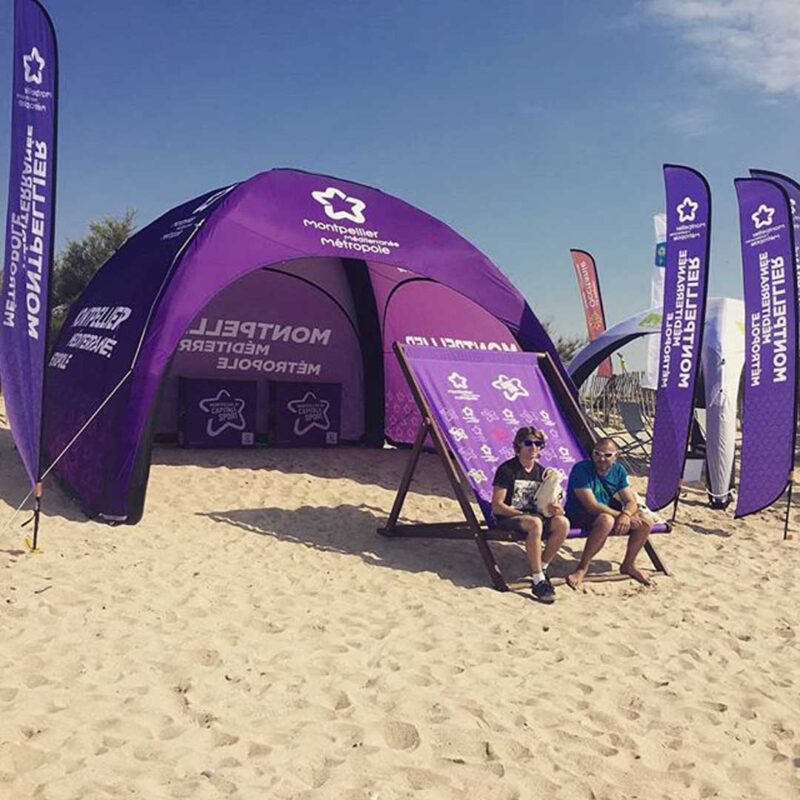 BEACH FLAG for events - 3 shapes to choose from | AXION